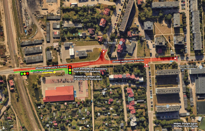 Zmiana organizacji ruchu na Sikorskiego od 21 lipca - Wiadomości Fakty Wydarzenia Ełk | dm.elk ...